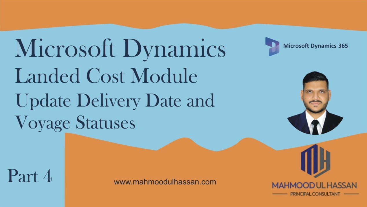 Landed Cost Module: Streamline Your PO Deliveries & Voyage Tracking in ...