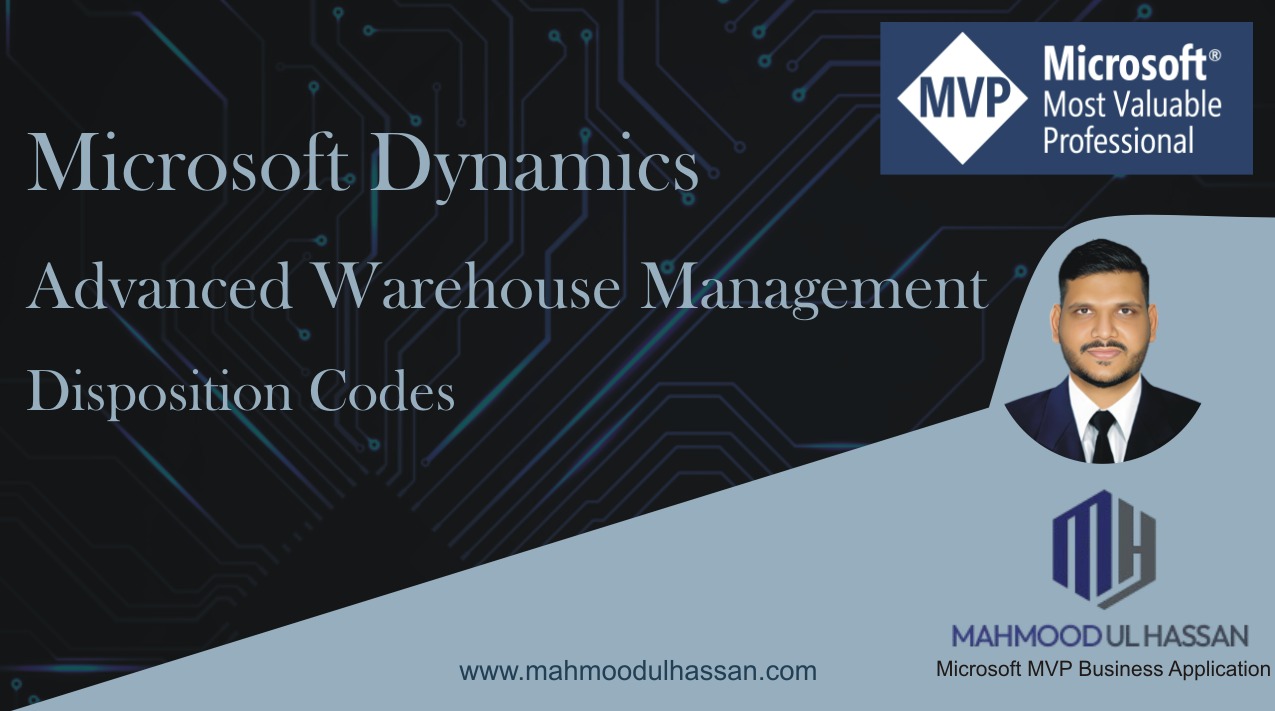 Disposition Codes in D365 | Advanced Warehouse Management Explained ...
