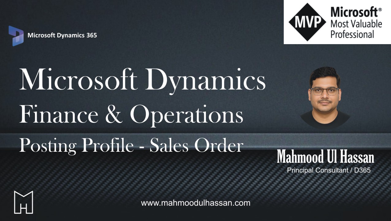 Microsoft Dynamics Supply Chain Management – Mahmood Ul Hassan